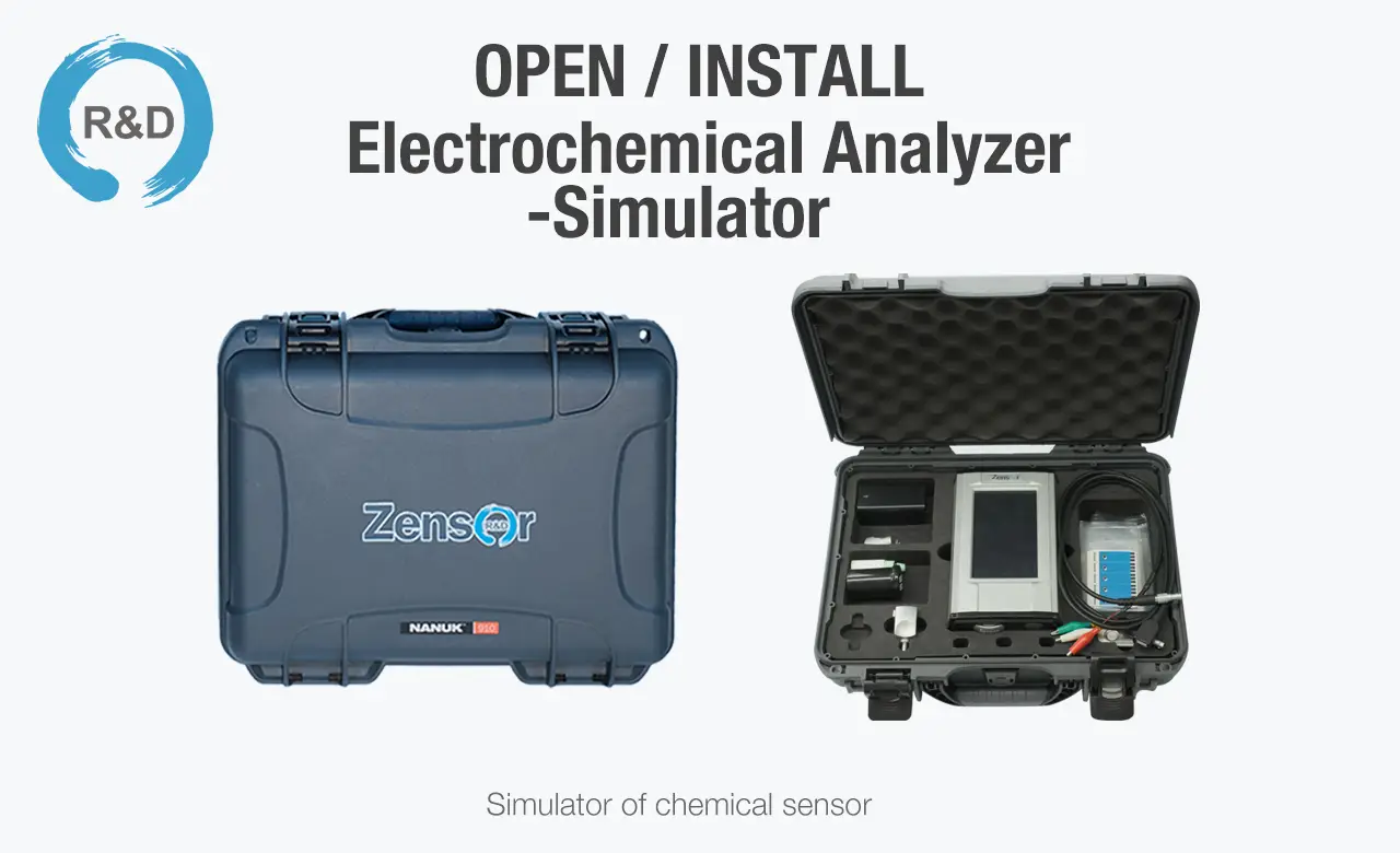 具模擬器功能的電化學分析儀 Potentiostat｜ECAS100｜Zensor R&D 禪譜科技